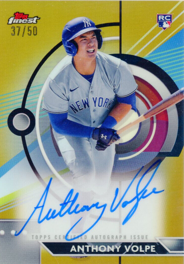 2023 Topps Finest - Finest Autographs Gold Refractor #FA-AV Anthony ...