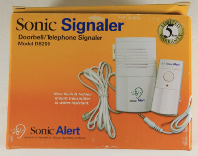 Sonic Alert Model DB200 Sonic Signaler Doorbell/Telephone Signaler w ...