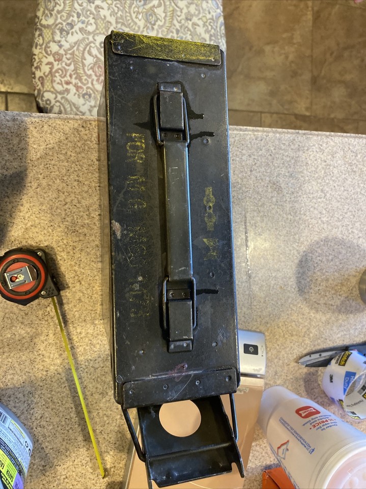 Vintage US Army M.G. M60 Ammo Box Case Empty | eBay