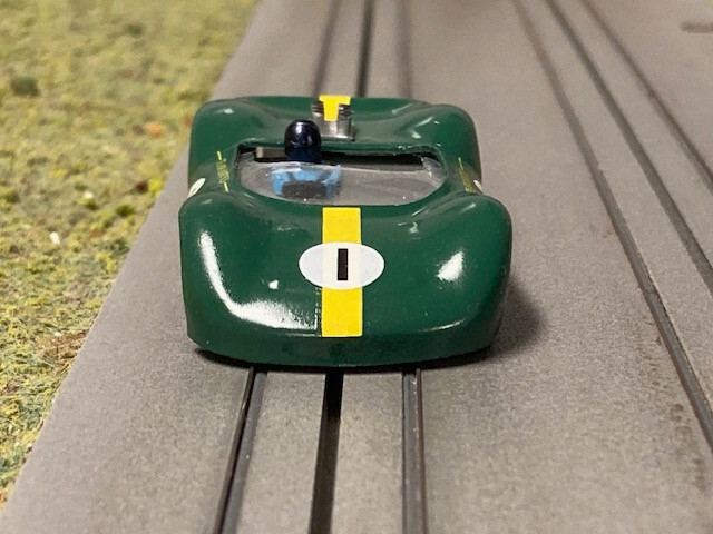 Aurora AFX Dash in-line Low Profile Chassis Jim Clark Lotus 30 tjet HO ...