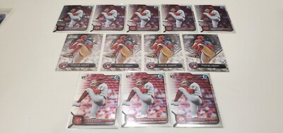 (12) HUNTER GREENE RC Lot 2022 Bowman Chrome #95 & Bowman Sterling #BSR ...
