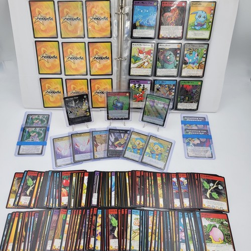 Neopets TCG Card Lot 2003 Promo Rare Common Holos Uncommon 240+ Cards ...