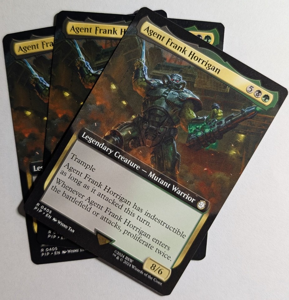 Agent Frank Horrigan Extended Art x1 Universes Beyond: Fallout MTG LP ...