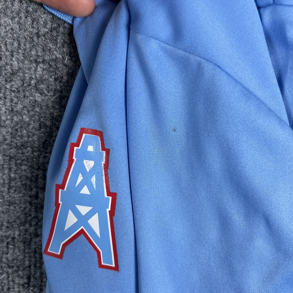 Houston Oilers Shirt Mens Medium Blue NFL Football Polo Fanatics ...