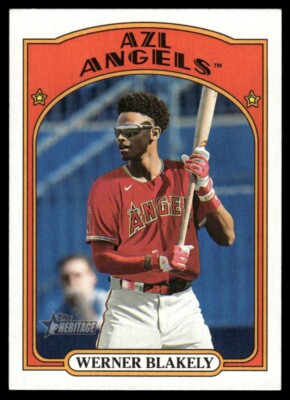 2021 Topps Heritage Minor League Werner Blakely AZL Angels #68 | eBay
