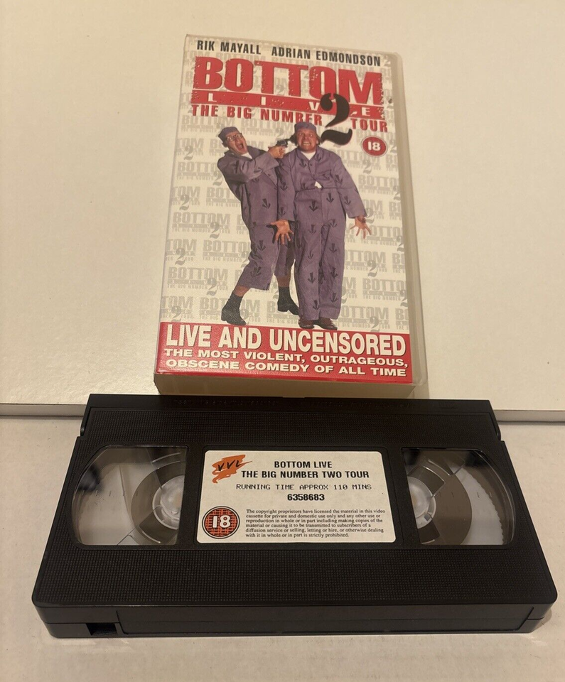 Bottom - The Big Number 2 Tour Live (VHS) | eBay UK