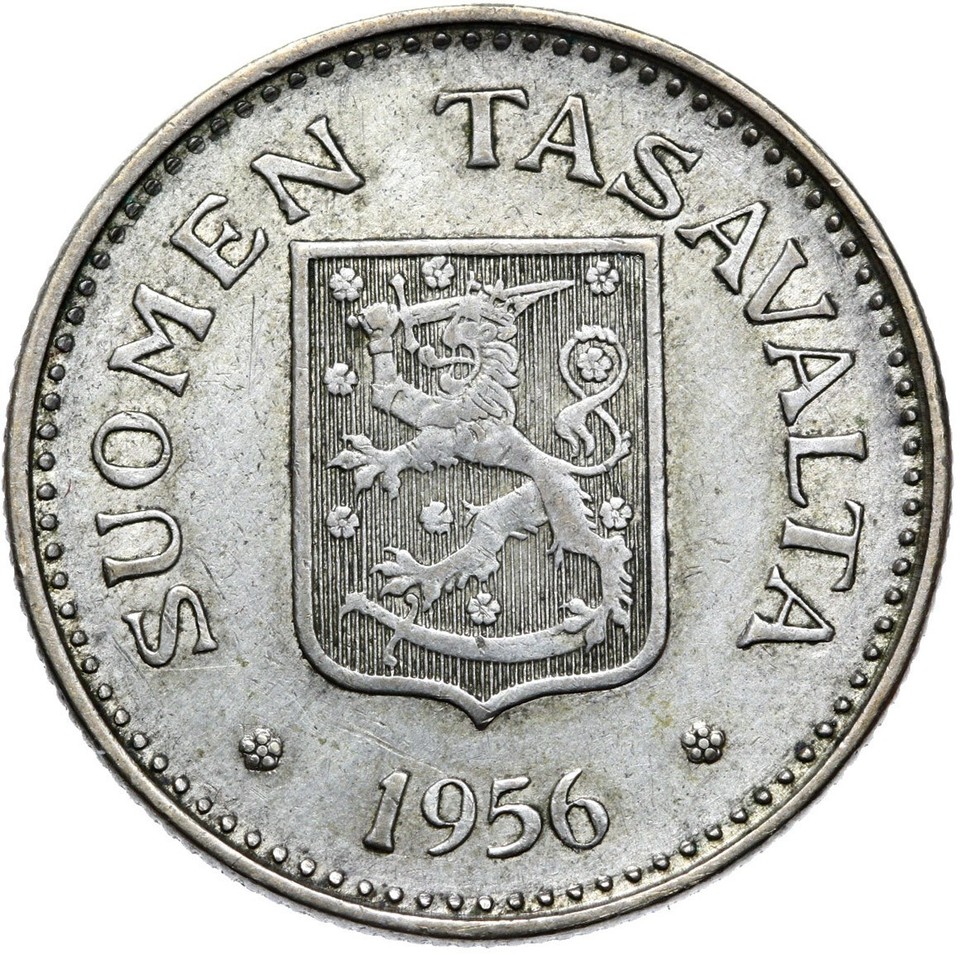 Finland coin 200 Markkaa Mark 1956 silver condition! | eBay