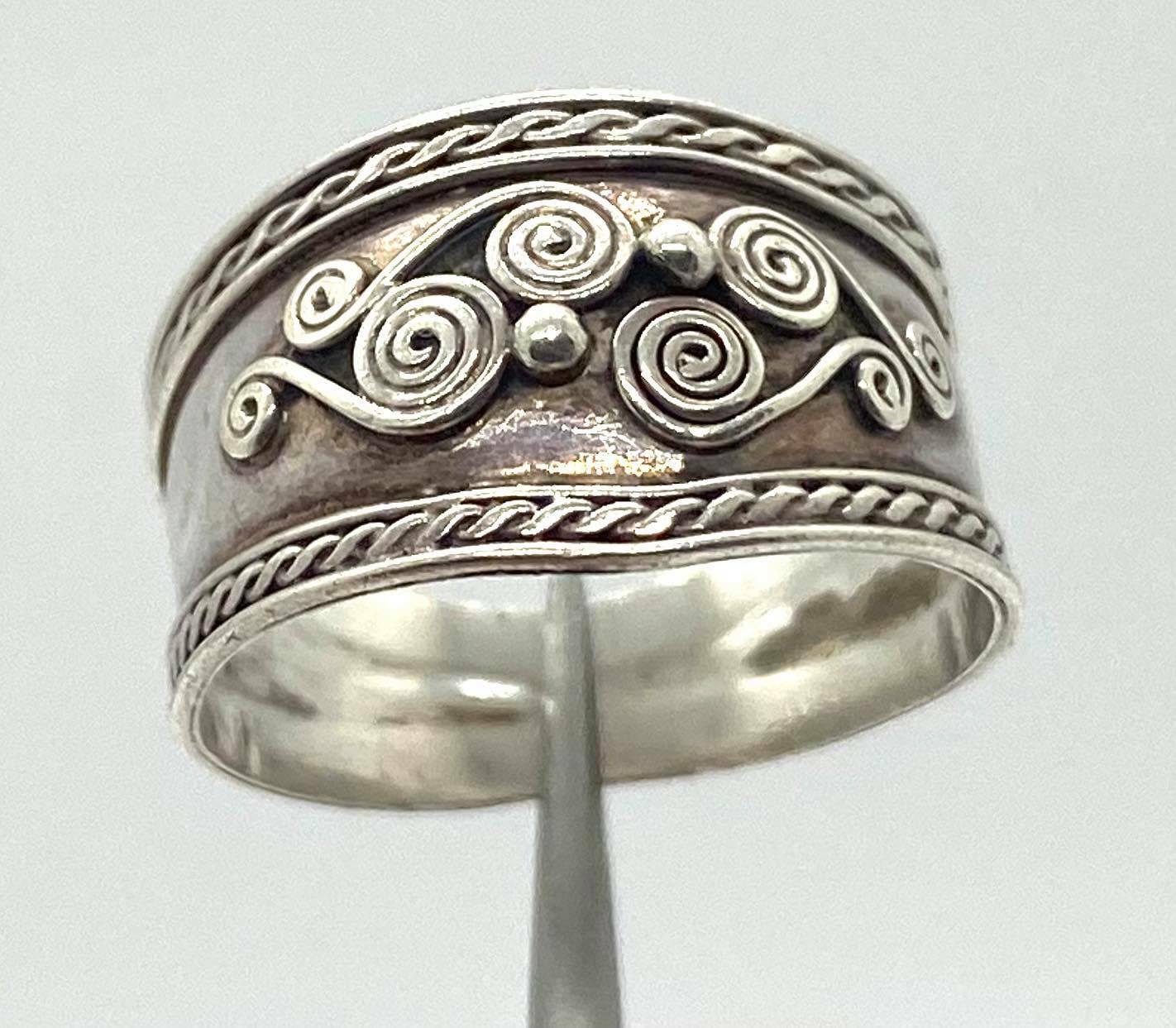 GOT Spiral Medieval Armor Style Twisted Sterling Silv… - Gem