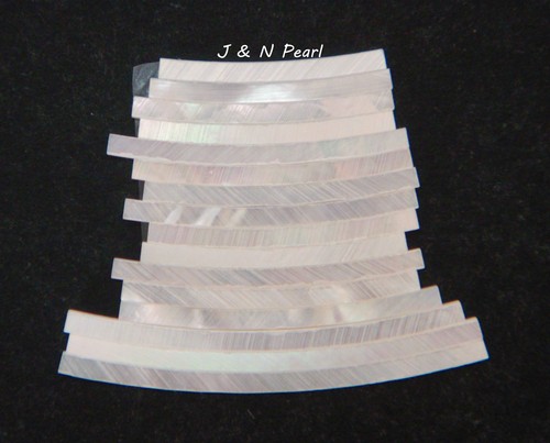 J&N Pearl Genuine Solid Mother of Pearl Inlay Strips Rosettes,W:1.6mm ...