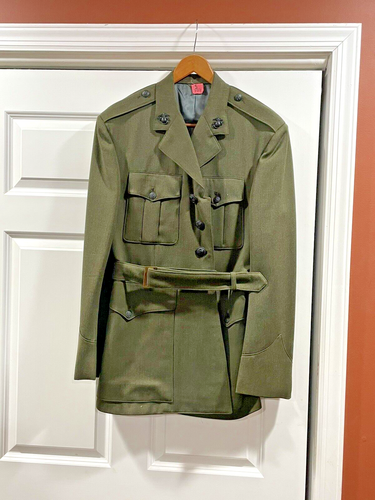 USMC Marine Corps Saco Alpha Dress Uniform Jacket Size 43R Pants 35 ...