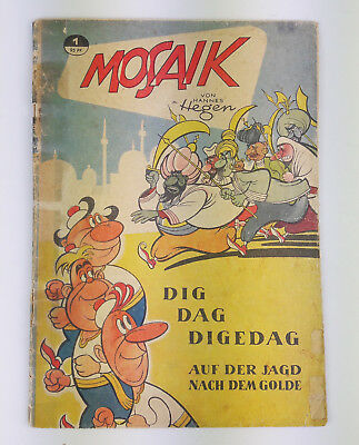 Original Mosaik Digedags Hannes Hegen DDR Comic Nr. 1 vom Dezember 1955 ...