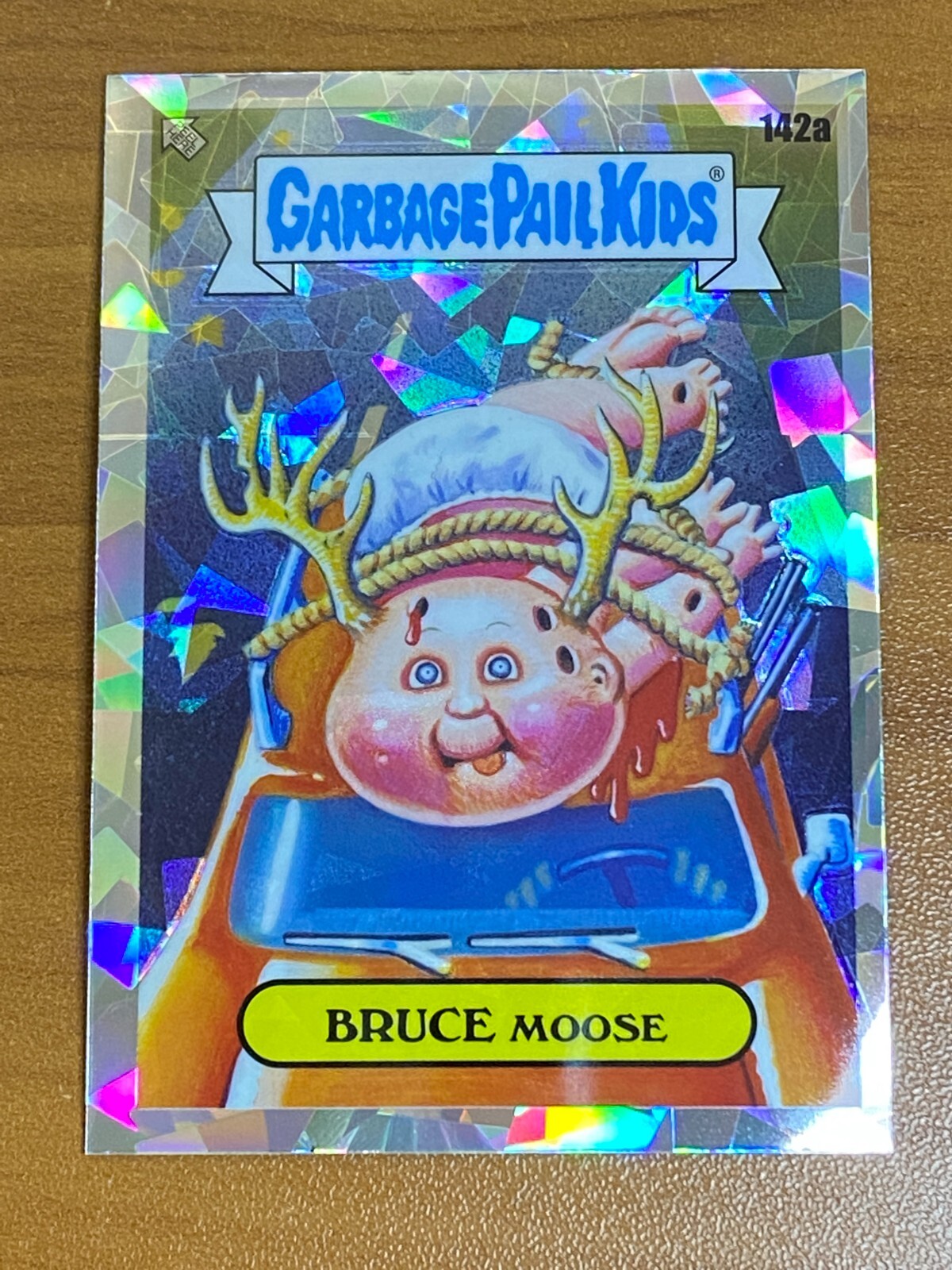 2021 Topps Chrome Series 4 Garbage Pail Kids Atomic #142a BRUCE MOOSE ...