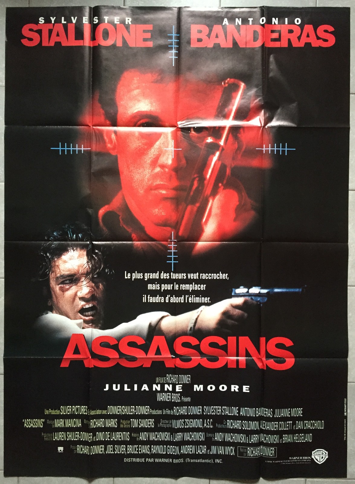 Poster Assassins Richard Give Sylvester Stallone Antonio Banderas ...