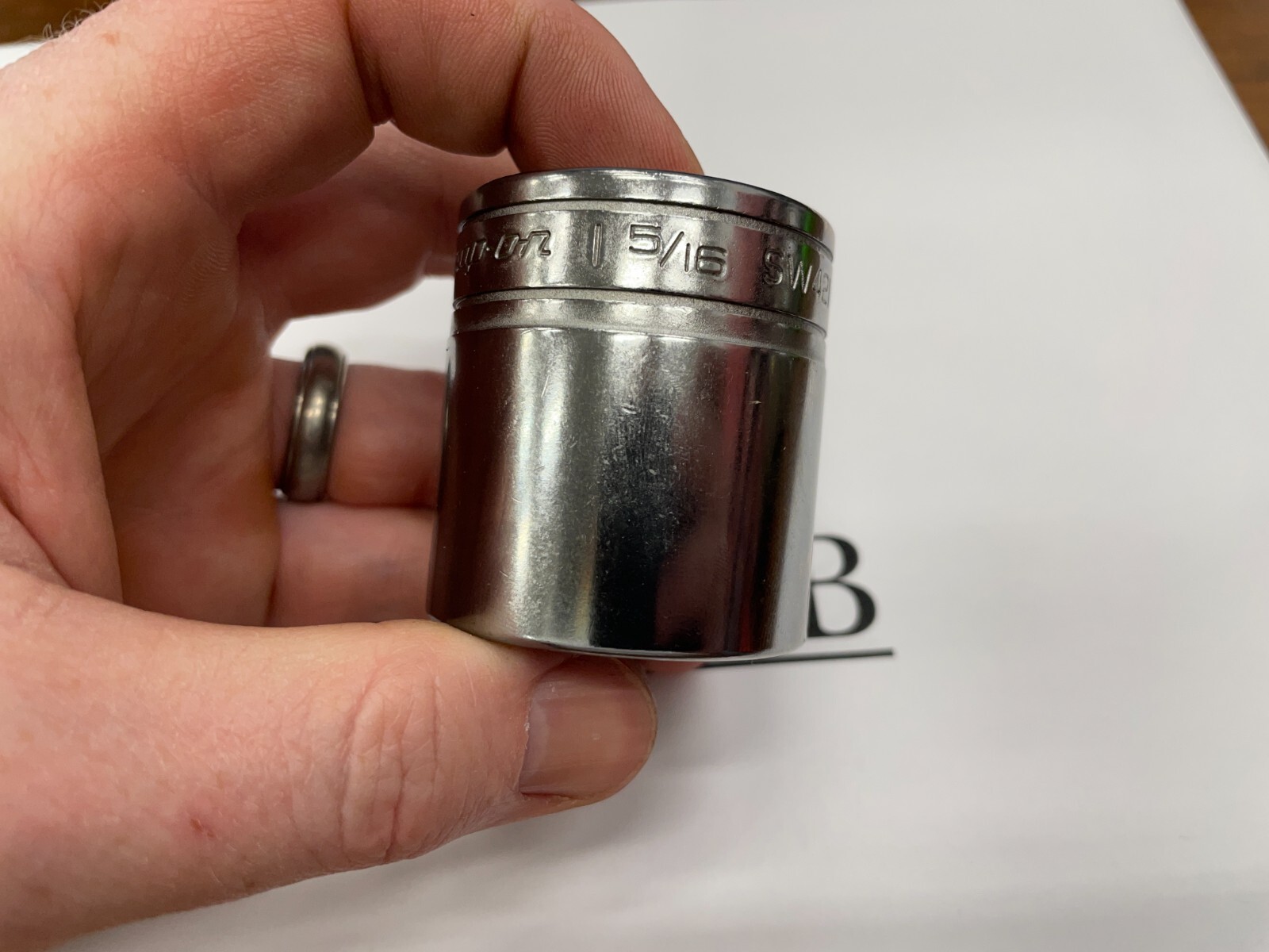 Snap-on Tools USA NEW 1/2 Drive 1-5/16" SAE 12 Point Shallow Chrome ...