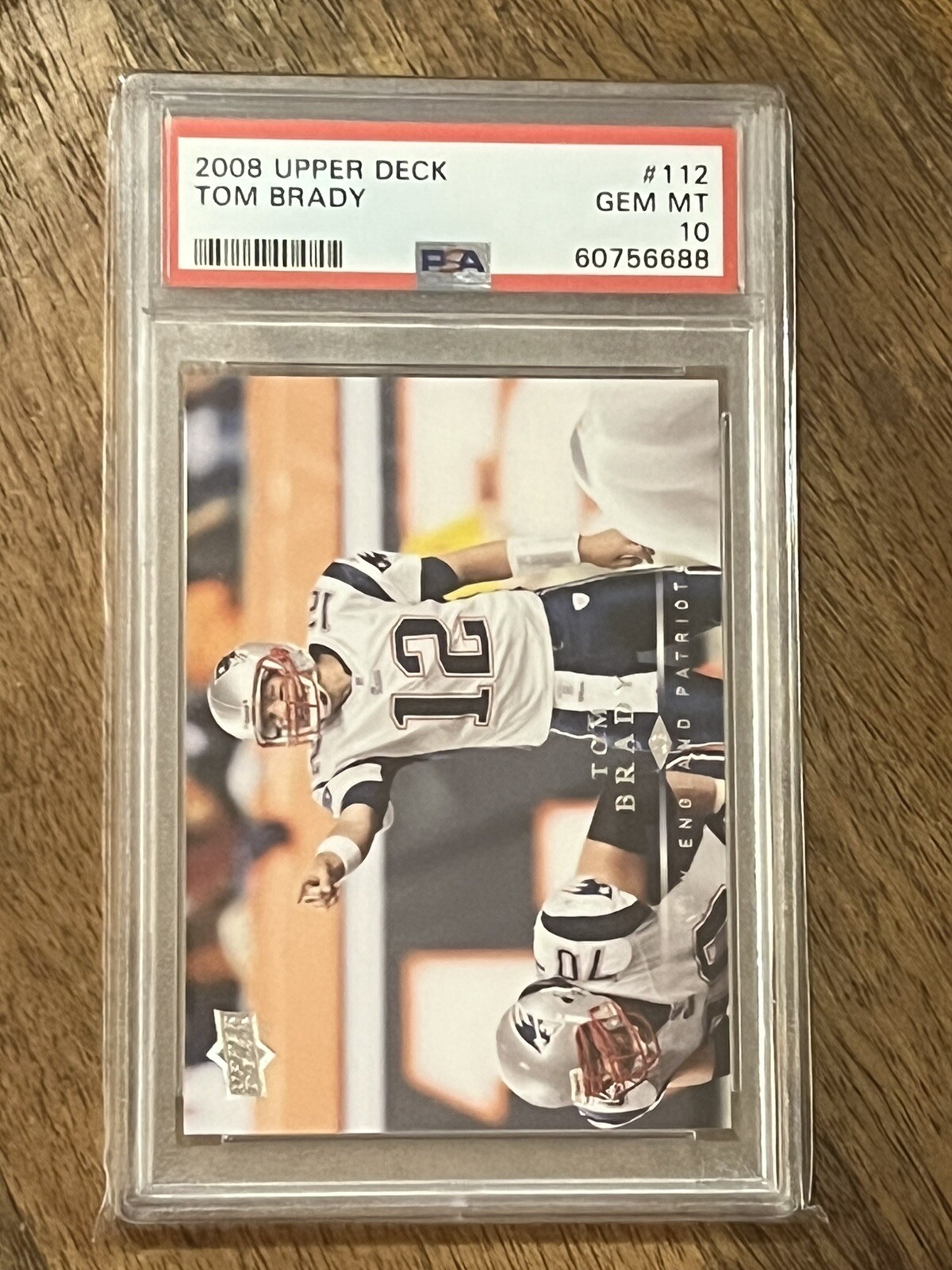 2008 Upper Deck Tom Brady #112 PSA 10 GEM MINT Prime GOAT SB MVP 🐐🐐 | eBay
