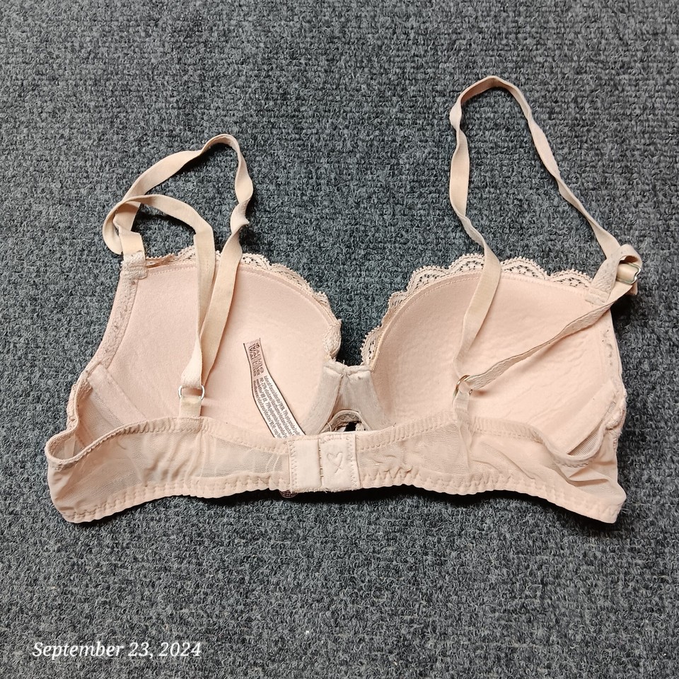 Victoria Secret Bra Women 32A Dream Angels Lined Demi Cup Sparkled ...