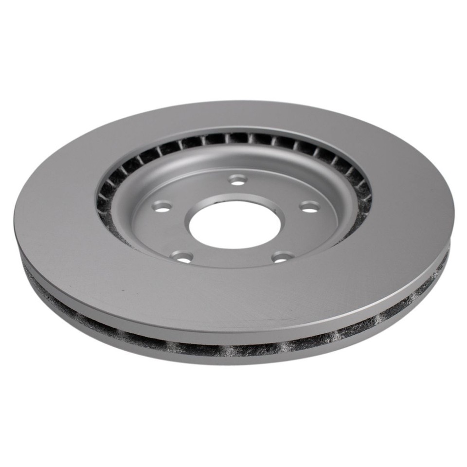 TRQ Front Premium Ceramic Brake Pad & Coated Rotor Kit for Chrysler VW ...