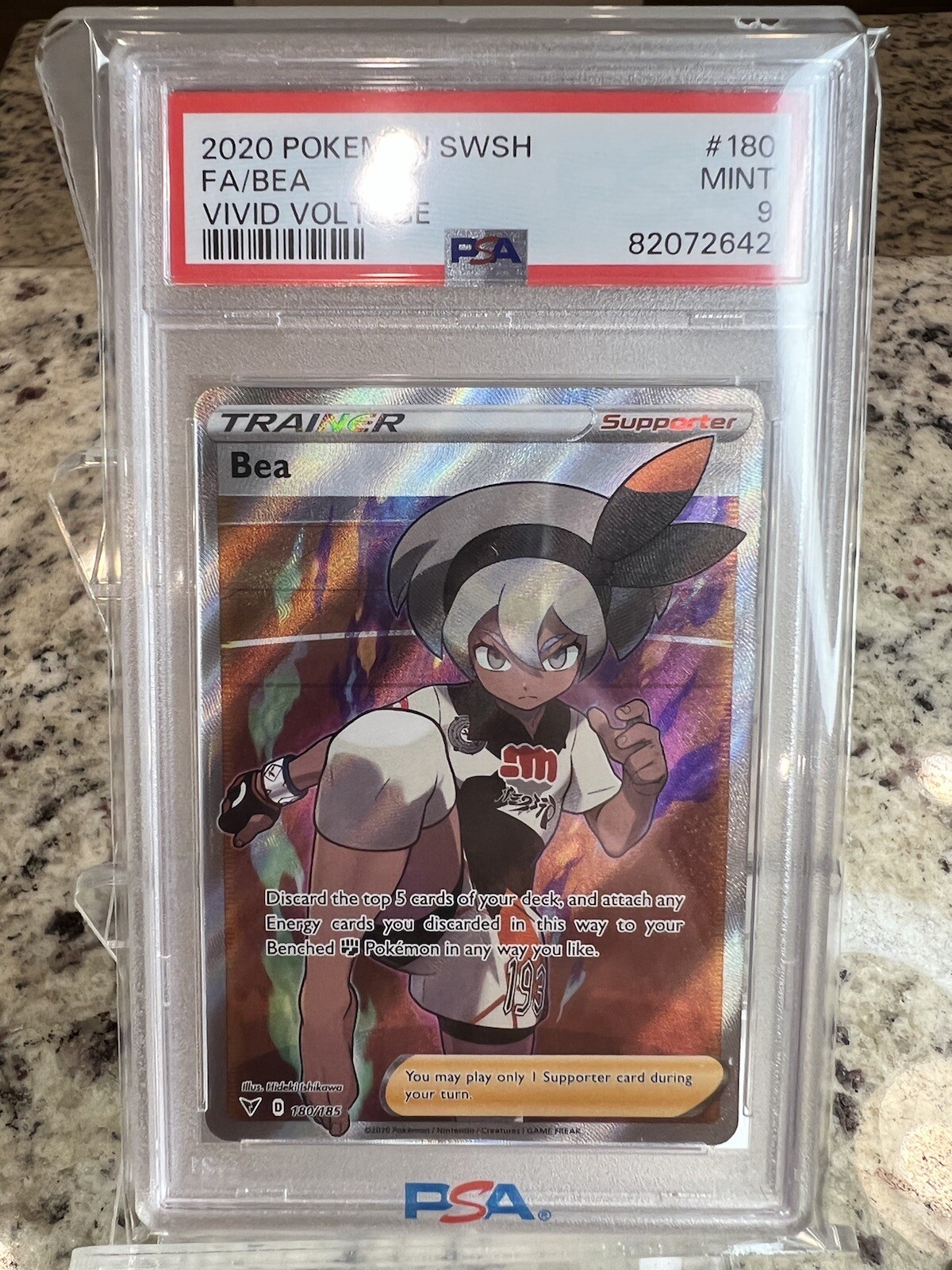 Pokémon TCG Bea Vivid Voltage 180/185 Holo Full Art Ultra Rare for sale ...