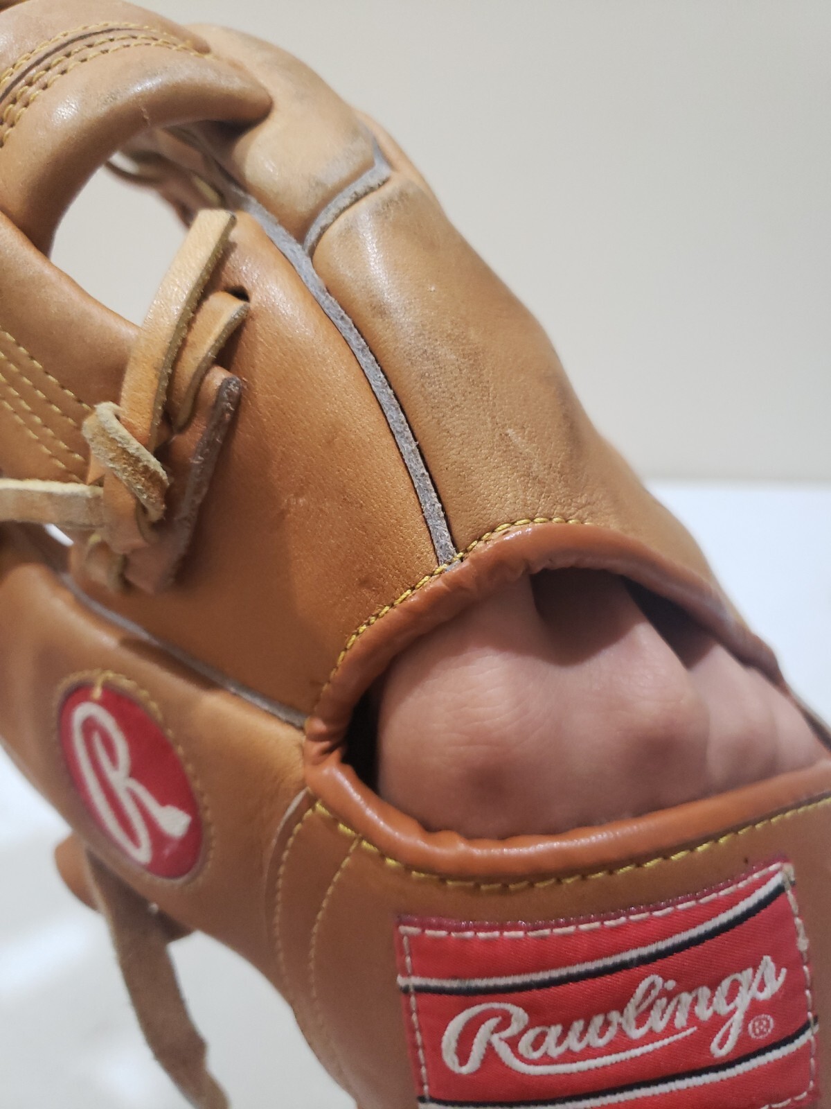 Rawlings RSG2 Wing Tip Super Size Baseball Softball Glove LHT Edge Heel ...