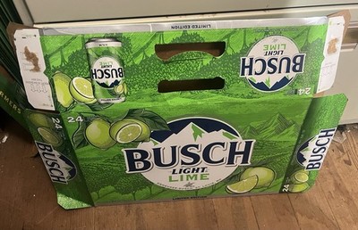 Busch Light Lime Empty Box Limited Edition Beer Bar Man Cave Decor 24 ...