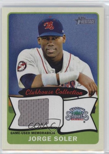 2014 Topps Heritage Minor League Edition Clubhouse Collection Relics ...