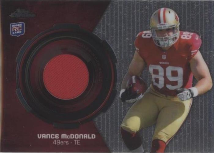 2013 Topps Chrome - Rookie Relics Vance McDonald #RR-VM (MEM, RC) for ...