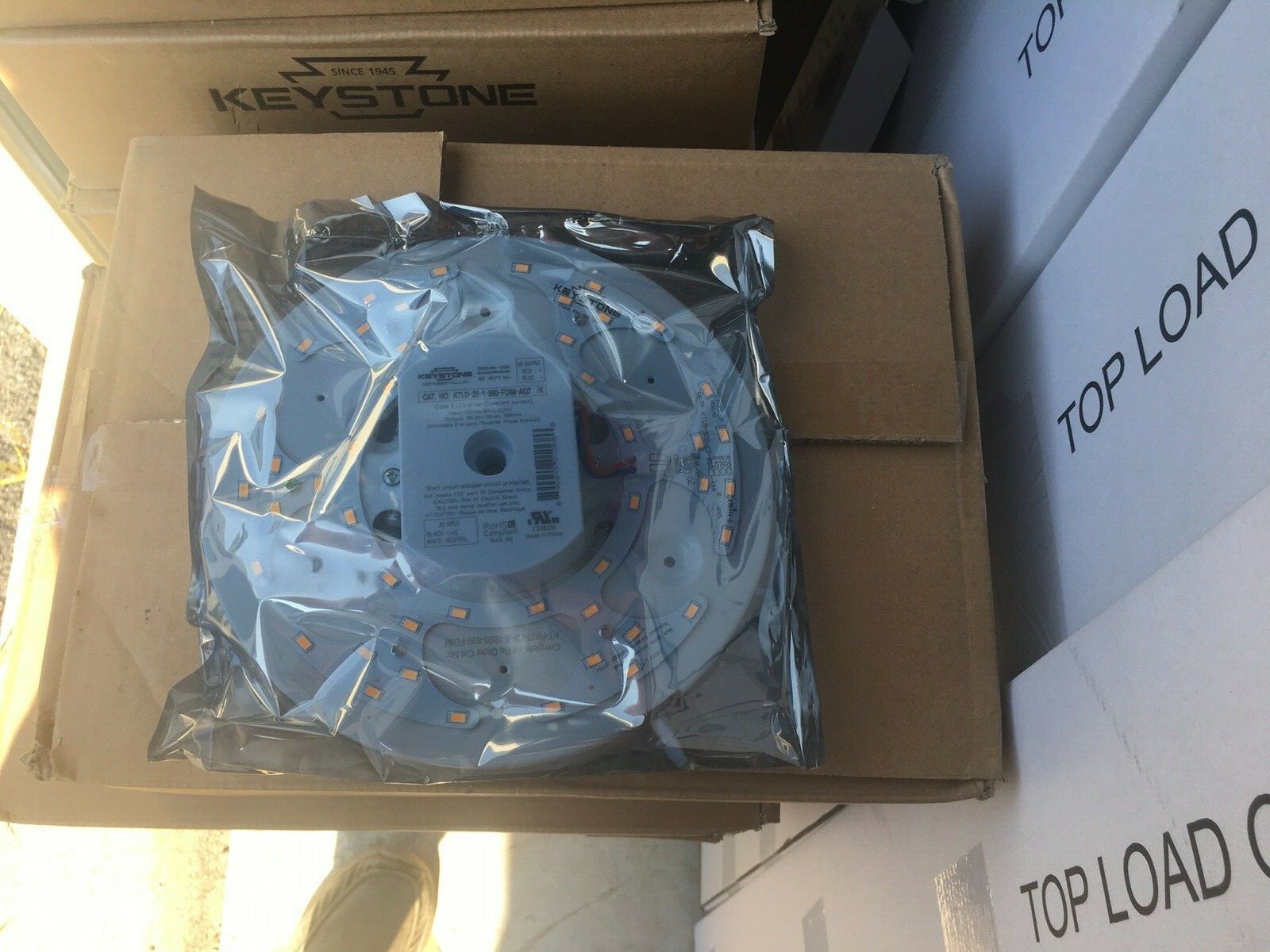 LED 8" circular KITs (BOXES of 5) KEYSTONE ( KT-RKIT-CP-8-1600-830-FDIM ...