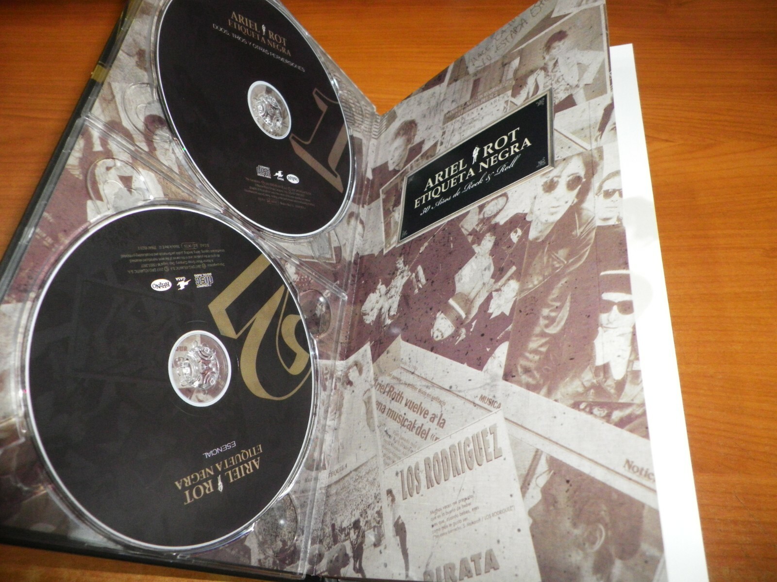 ARIEL ROT Etiqueta negra 30 AÑOS DE ROCK & ROLL 3 CD'S + DVD BOX SET ...