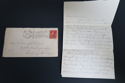1908 Oklahoma Vintage Envelope George Washington Red 2 Cent Stamp | eBay