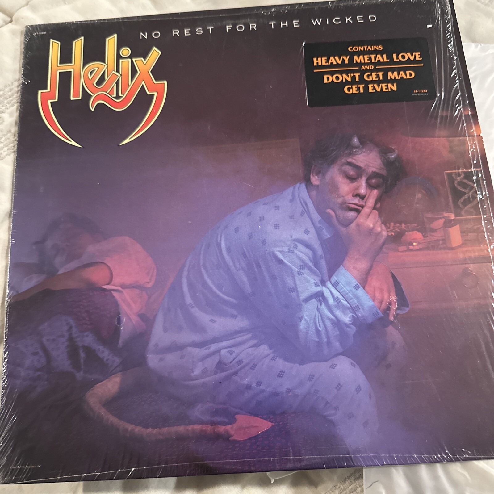 Helix ‎– No Rest For The Wicked LP 1983 Capitol Records – ST-12281 EX ...