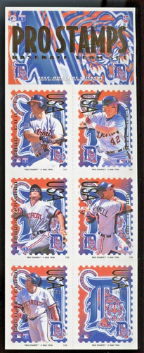 Detroit Tigers 1996 Pro Stamps Stickers Team Set 5 Players Alan ...