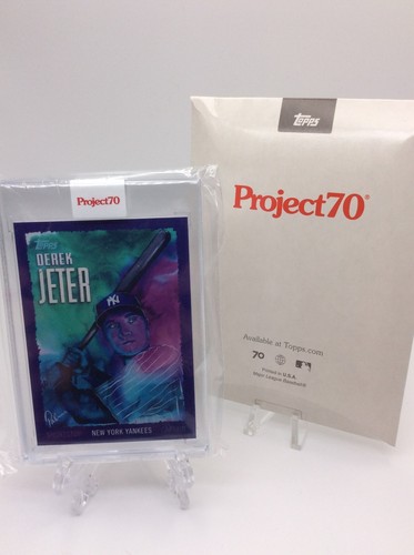 2021 topps project 70 DEREK JETER 495 by brittney palmer with box | eBay