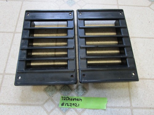 Vintage 72 Arctic Cat Cheetah 340 Snowmobile Top Hood Vents Air Intake ...