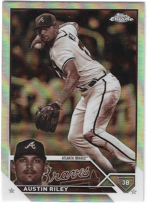 2023 Topps Chrome Austin Riley Sephia Refractor Atlanta Braves #66 | eBay