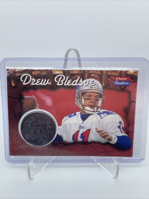 DREW BLEDSOE 1997 FLEER/SKYBOX SUPER BOWL XXXI COMMEMORATIVE PATRIOTS ...