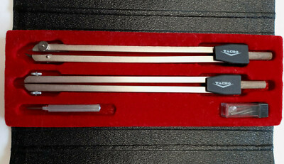 Navigation Compass Divider Set 7" W-Case and Parts Tube | eBay