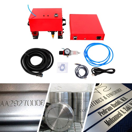 Portable Handheld Pneumatic Dot Peen Marking Machine for VIN Code 110 ...