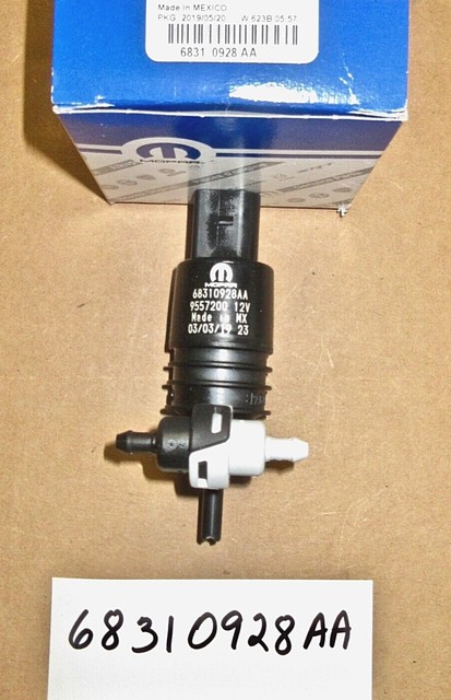 Genuine Mopar Washer Windshield Pump 68310928AA for sale online | eBay