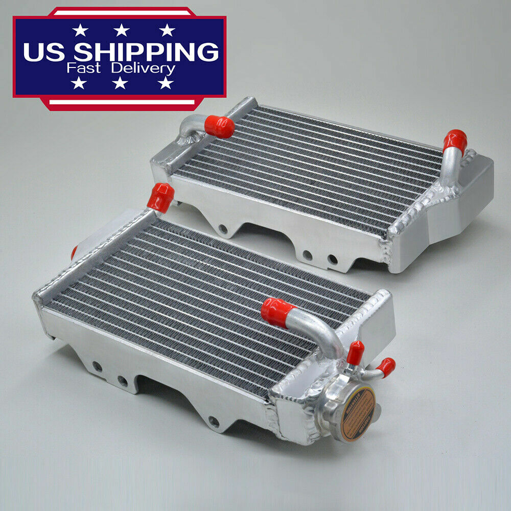 Aluminum racing radiator for HONDA CR125R 2000 2001 CR 125R CR125 R R&L ...