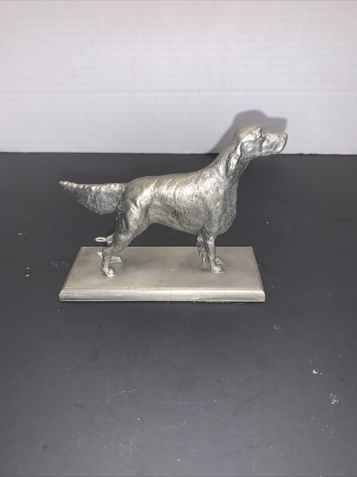 Antique Vtg Cast Iron Irish Setter Pointer Hunting Dog Bookend Doorstop ...