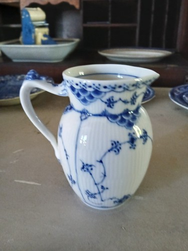 Royal Copenhagen blue fluted pitcher | eBay