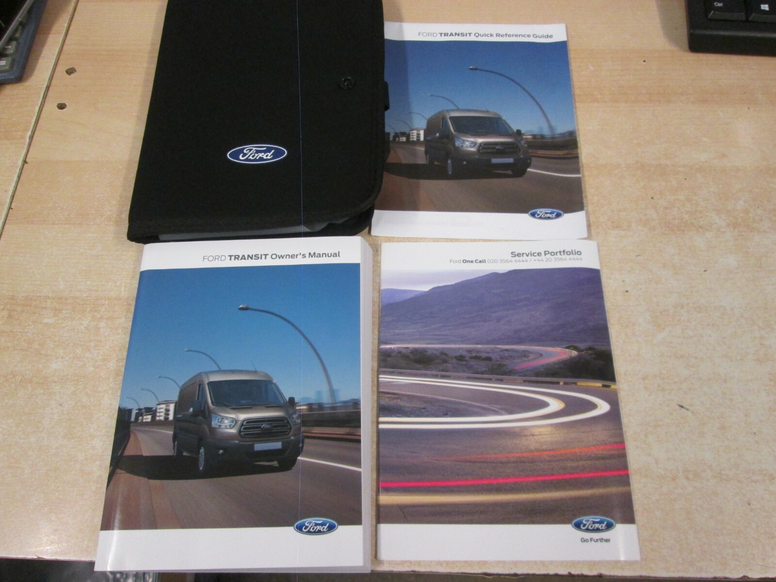 FORD TRANSIT HANDBOOK PACK OWNERS MANUAL 2014-2017 inc ford service ...