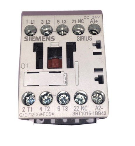 Siemens 3RT1015-1BB42 Contactor 24VDC Coil, NEW OPEN BOX | eBay