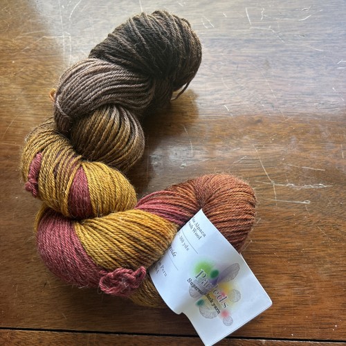 1 Skein PACA Hand Dyed Superwash Wool Alpaca sock yarn #604 FIRESIDE | eBay