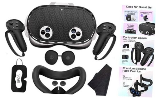 Silicone Cover Set: VR Protector Face Cover, Controller Grips Covers ...