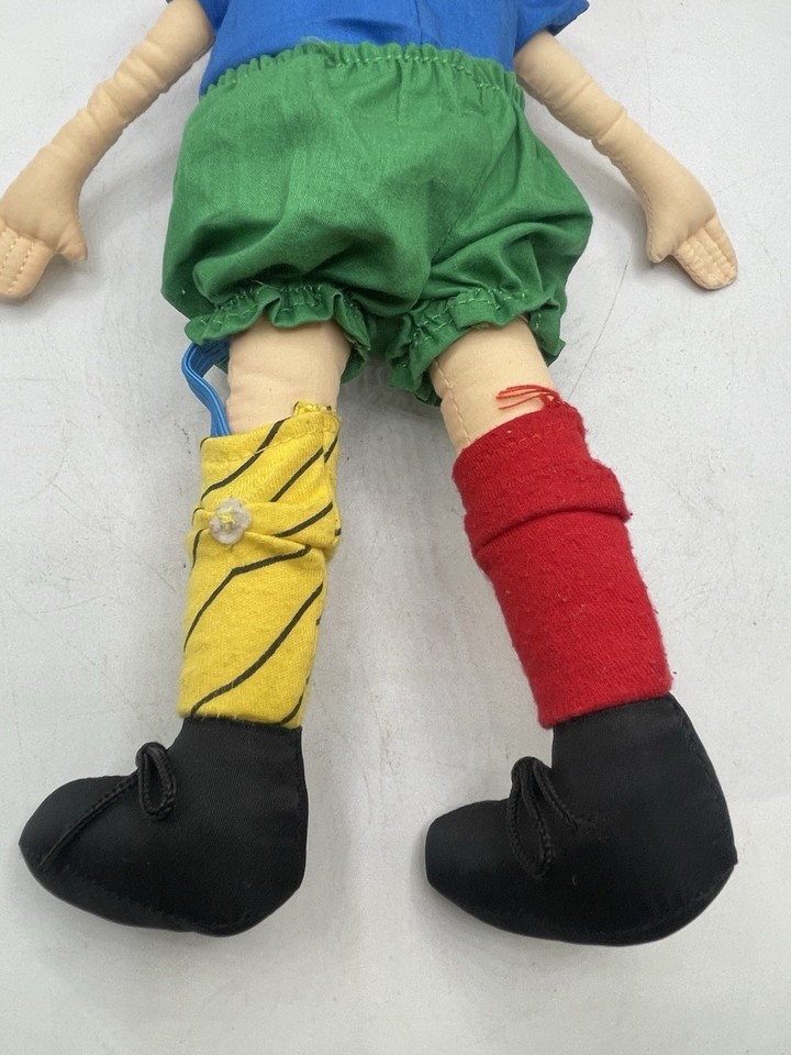 13” Vintage Pippi Longstocking Character Soft Plush Doll w/ Clothes | eBay