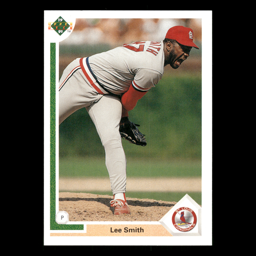 Lee Smith #348 1991 Upper Deck St. Louis Cardinals Baseball Card MLB | eBay