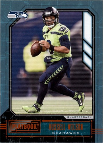 2020 Panini Playbook Orange #99 Russell Wilson - FB | eBay