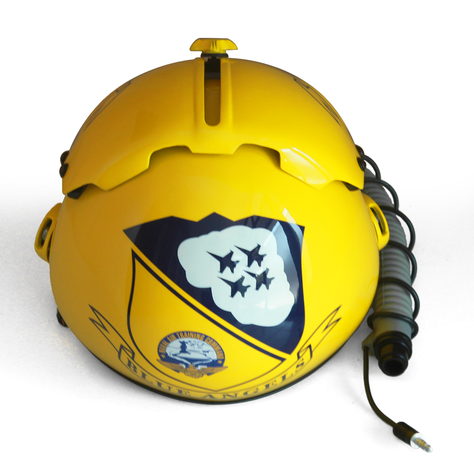 HGU-33 Blue Angels Flight Helmet Movie Prop Pilot, Oxygen Mask not ...