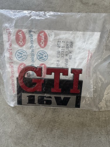 Rare NEW Volkswagen / VW GTI 16V Emblem for MK2 | eBay